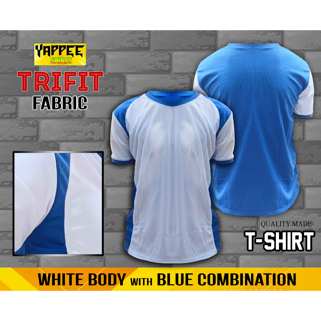 Yappee Trifit White with Blue Combination | Shopee Philippines