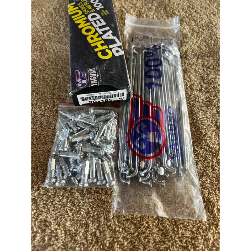 Yaguso chromium spoke orig 9x120 9x150 9x155 9x162 9x185 | Shopee ...