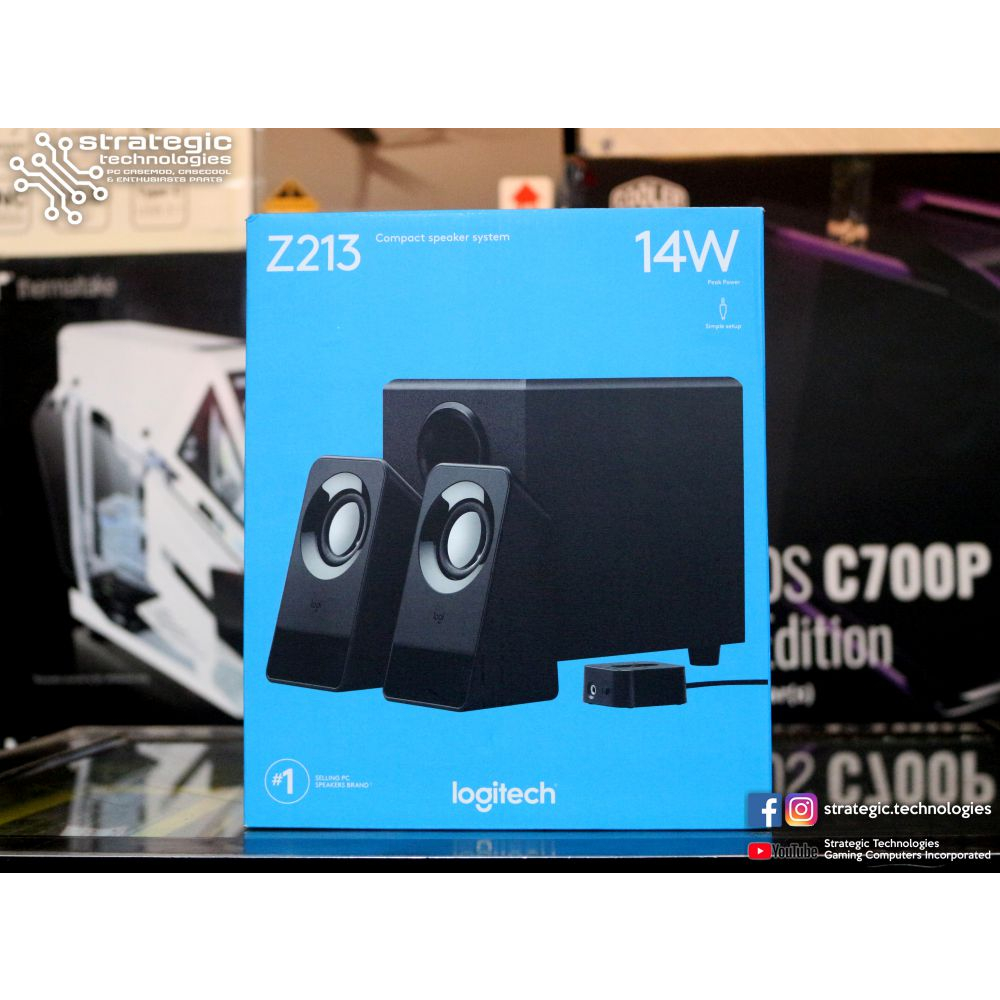 Logitech Z213 Compact 2.1 Gaming Speaker with Sub woofer | Shopee Philippines