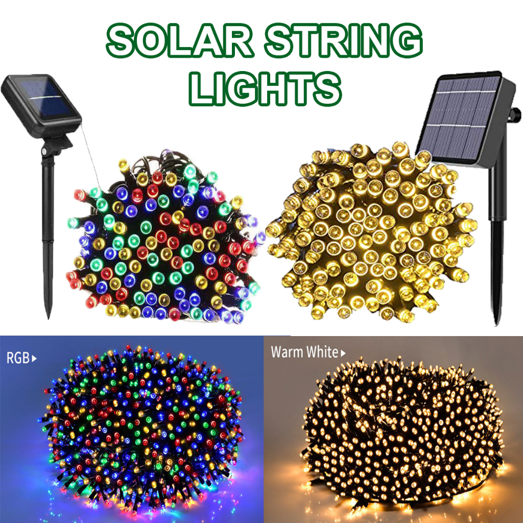 BNN Solar String Series Lights Outdoor Waterproof Garden Christmas ...