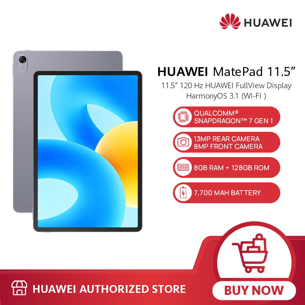 HUAWEI Matepad 11.5” (Wi-Fi) Tablet | 8GB + 128GB | Snapdragon 7 GEN 1 ...
