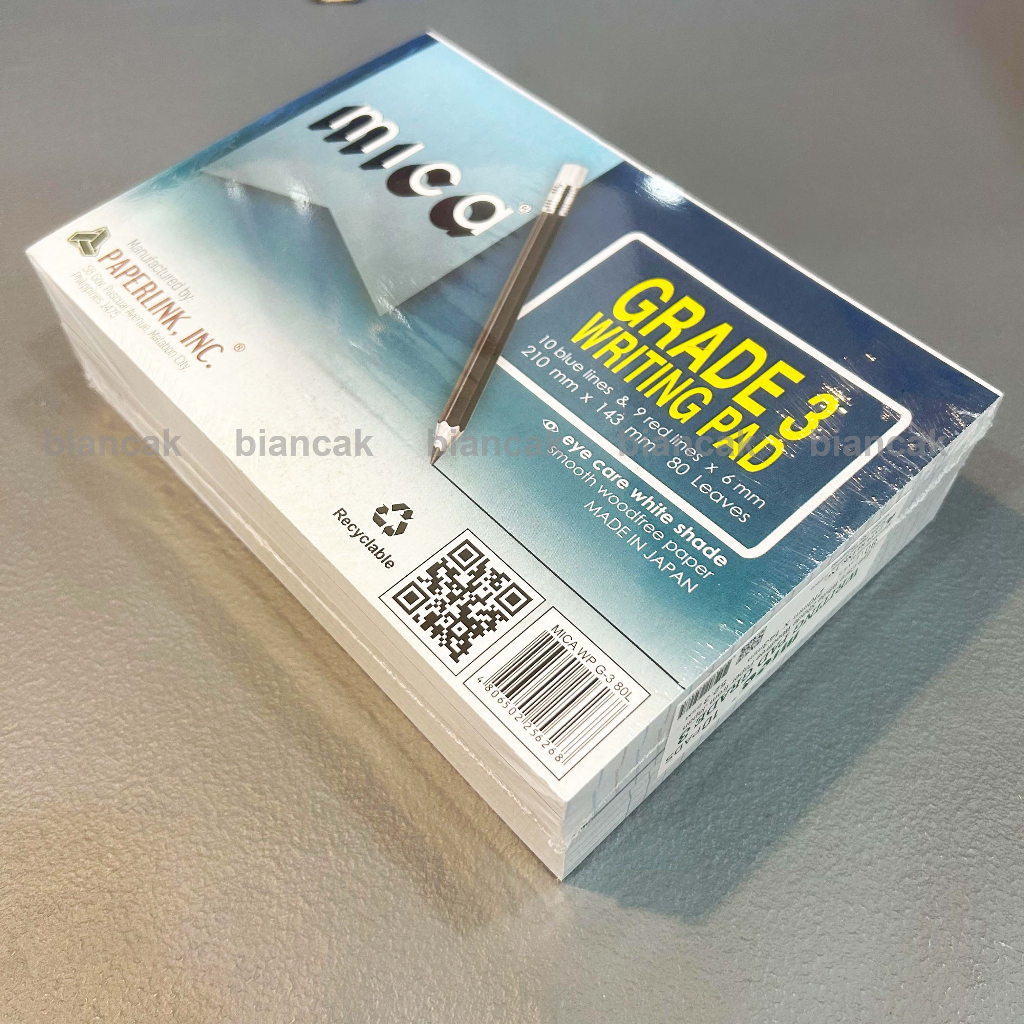 (ONE REAM = 10PADS) MICA GRADE 1 2 3 4 PAD (OFFICE SCHOOL SUPPLIES ...