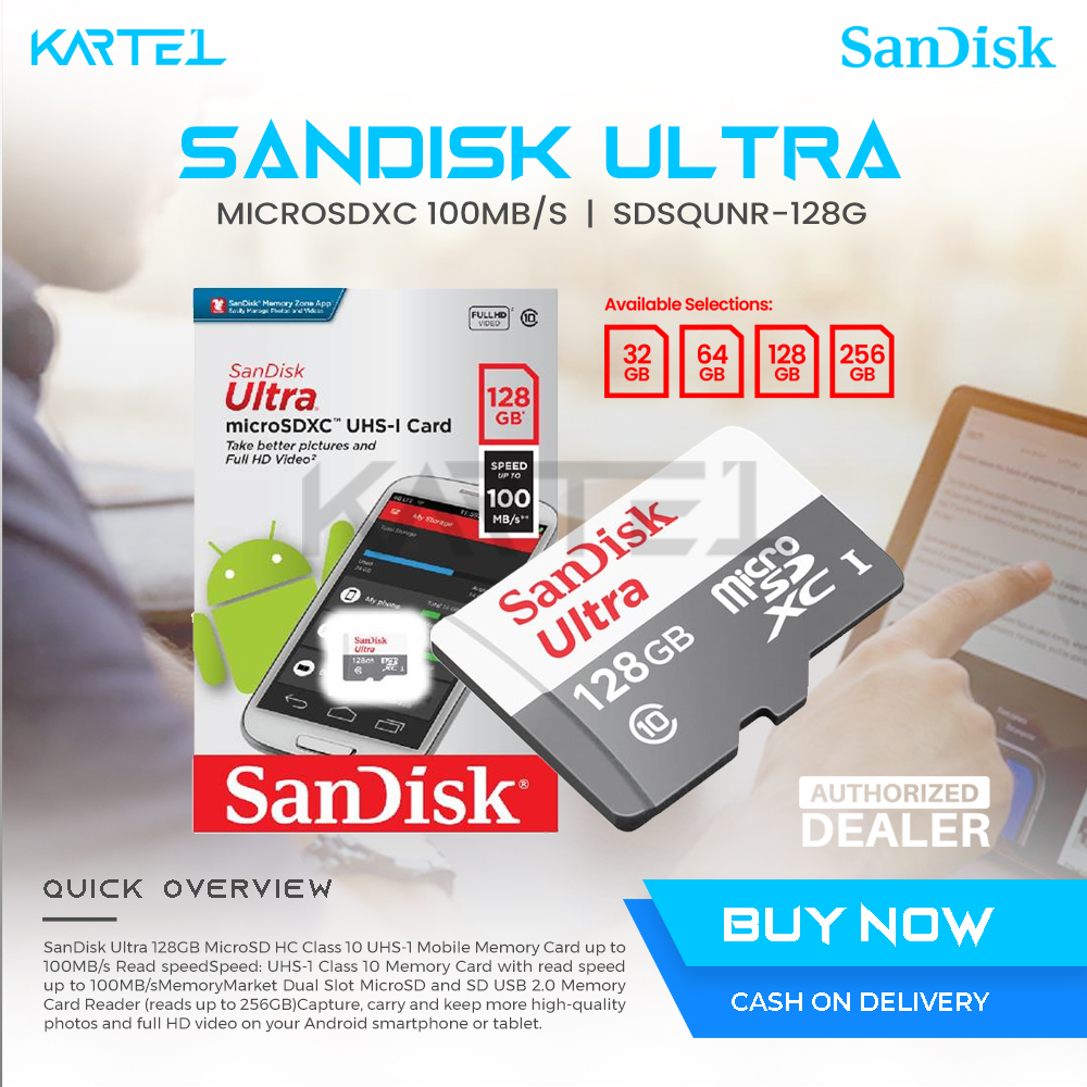 SANDISK Ultra Micro (GRAY) SD SDSQUNS | Micro SD Memory Card | Shopee ...
