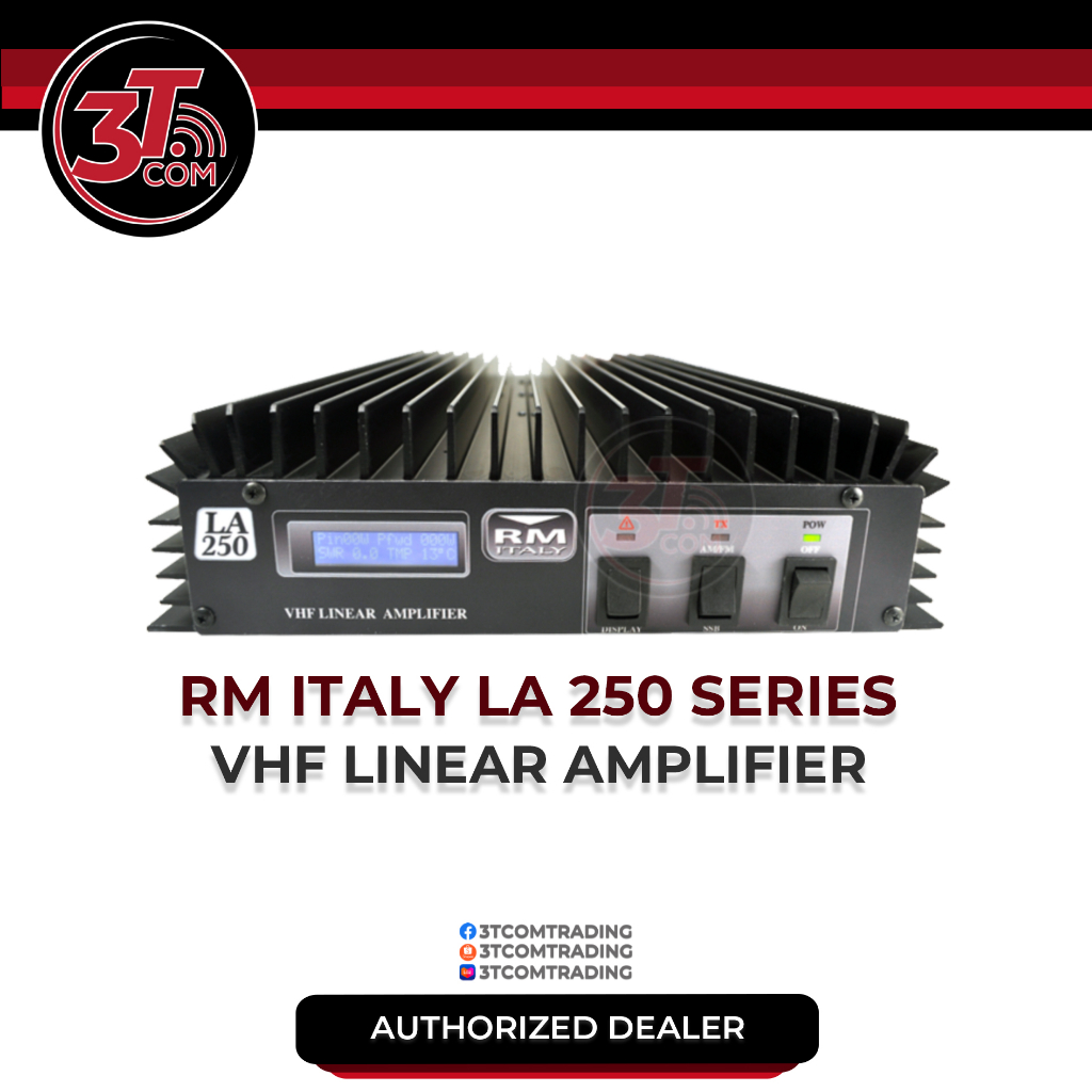 RM ITALY LA 250 Series VHF Linear Amplifiers LA-250V ( with patch and ...