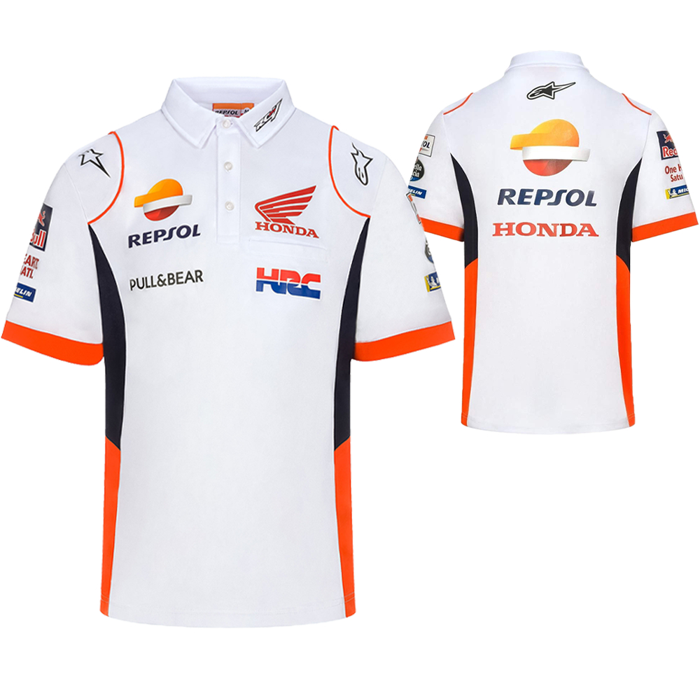 Motorcycle Jersey shirt Racing Short Sleeve cycling for men HONDA Bike ...