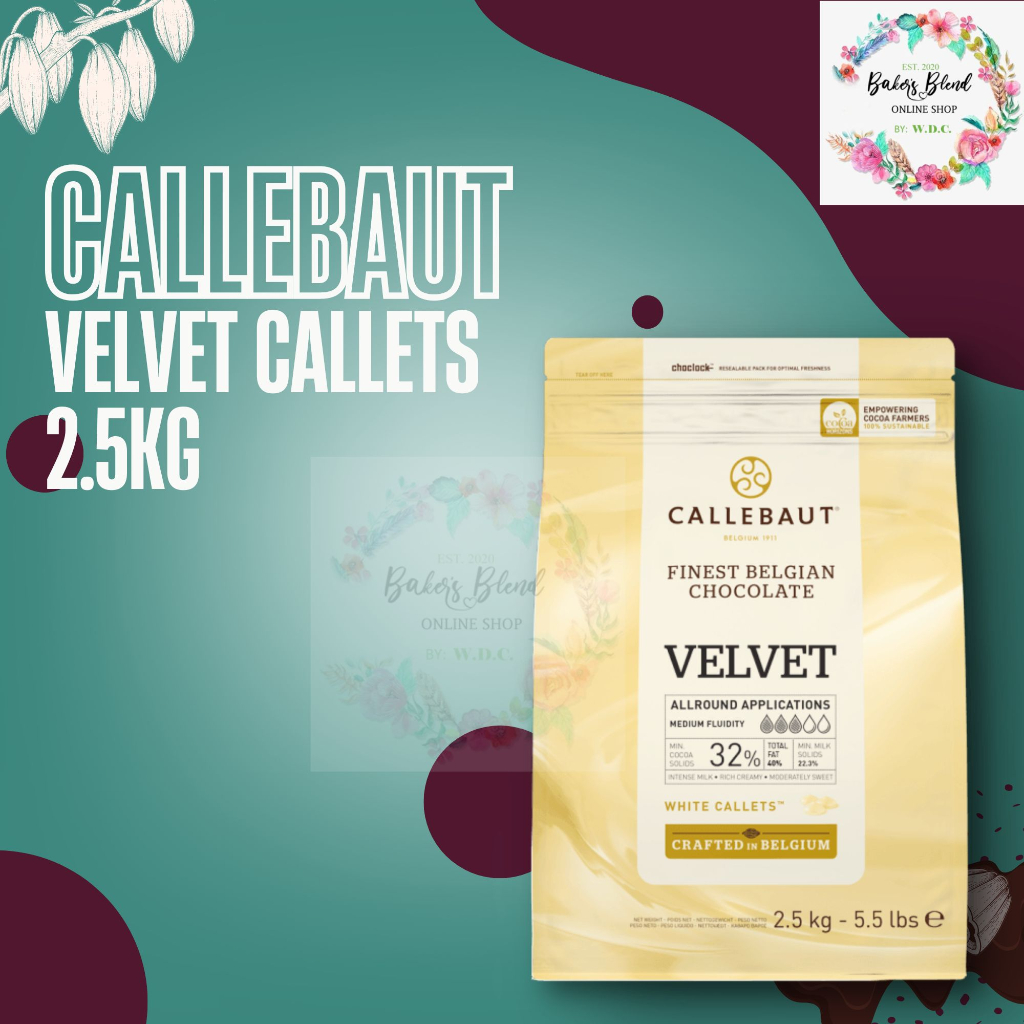 Callebaut Velvet (W3) 32% White Chocolate Callets | Shopee Philippines