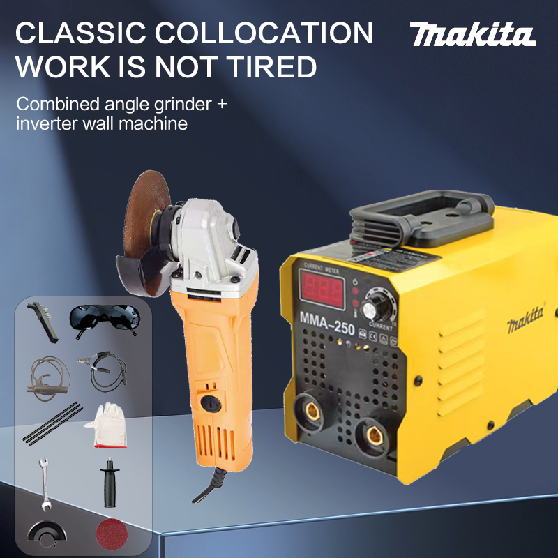 Makita original 2-in-1 angle grinder and inverter welding machine free ...