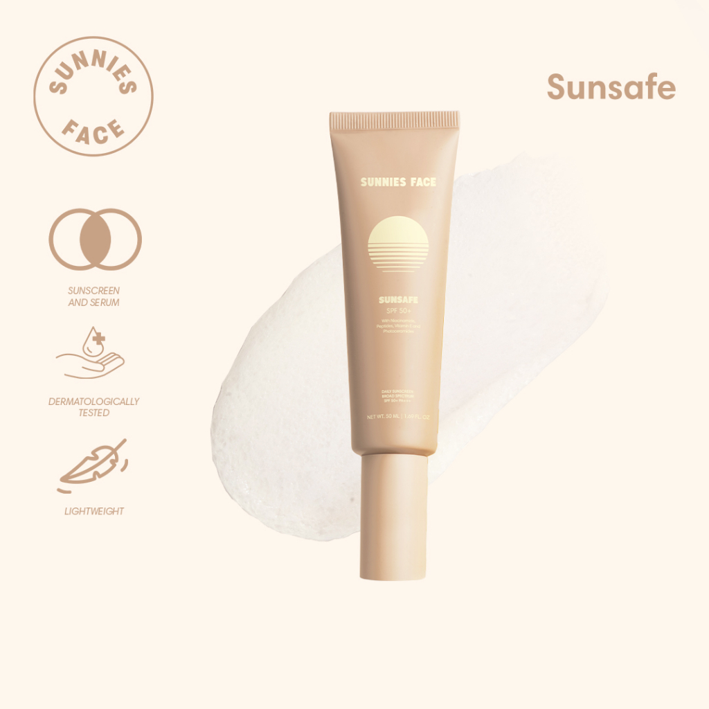 Sunnies Face Sunsafe [Invisible SPF 50+ PA+++ Serum Gel Sunscreen ...