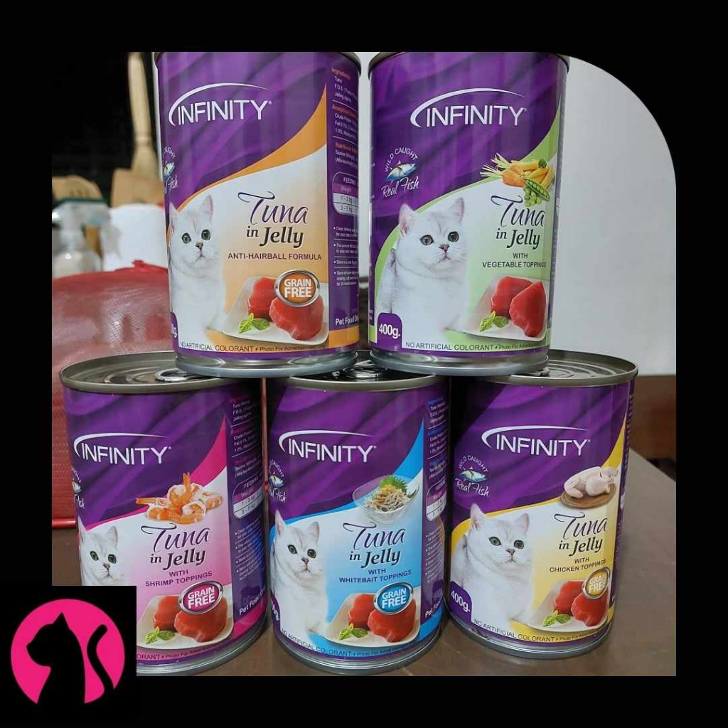 Infinity Tuna in Jelly Grain-Free Wet Cat Food 400g | Shopee Philippines