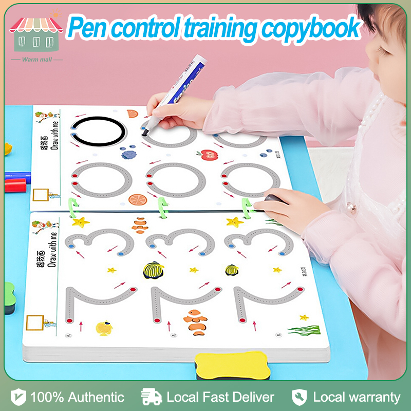 Preschool Educational Toys erasable pen logical thinking book for kids ...