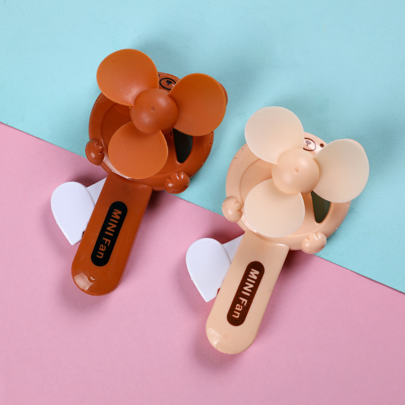 1PC Mini Cartoon Hand Fan Creative Pressure Fan Kid Toy(Color Random ...