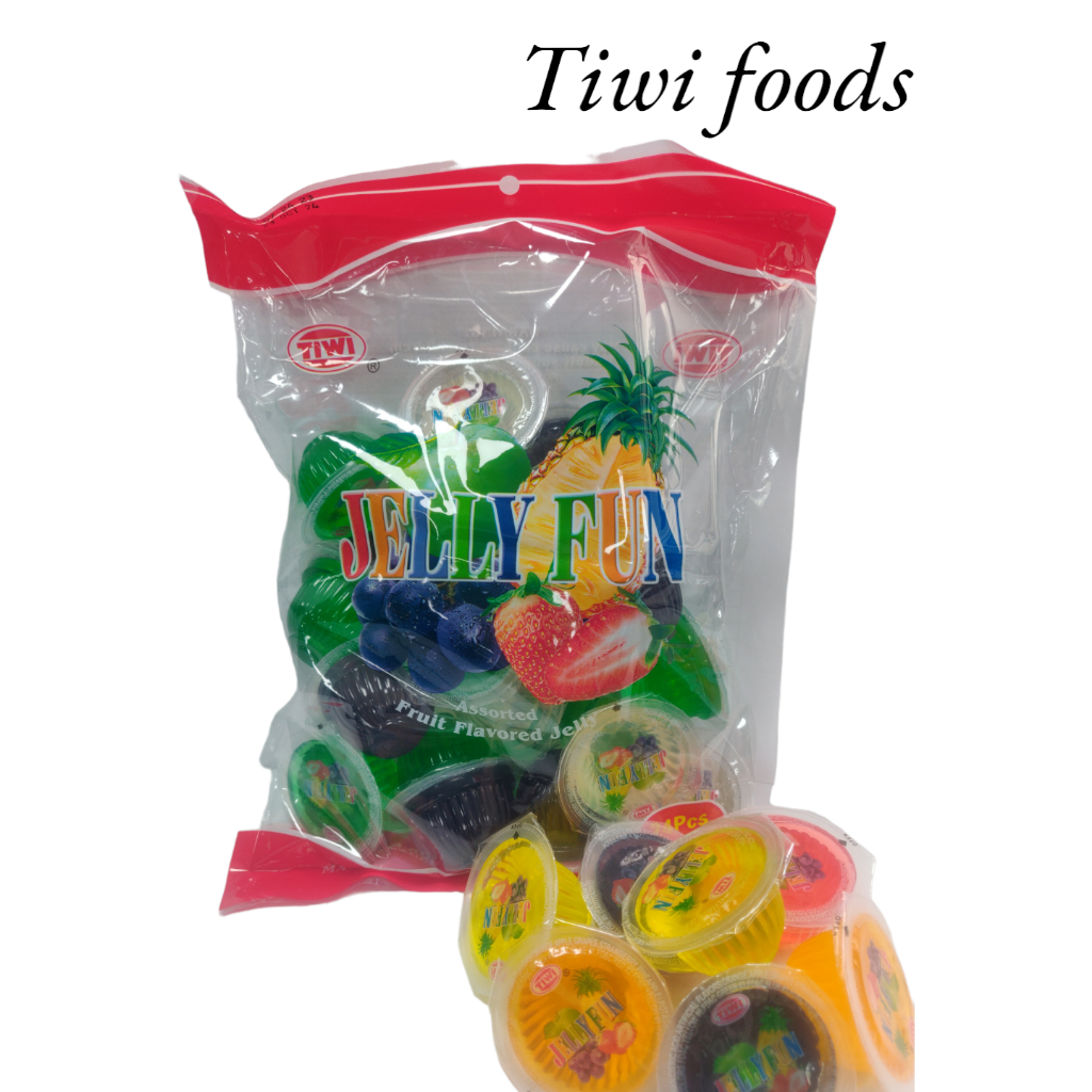 Tiwi JellyFun Assorted fruit flavored jellies 24/1 | Shopee Philippines