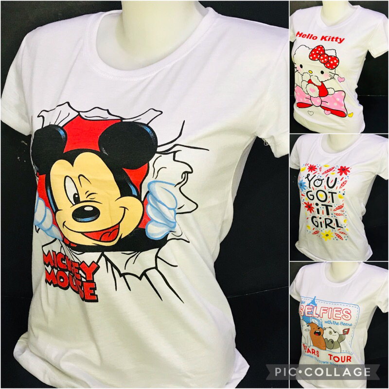 latest cartoon character shirts for teens | Shopee Philippines