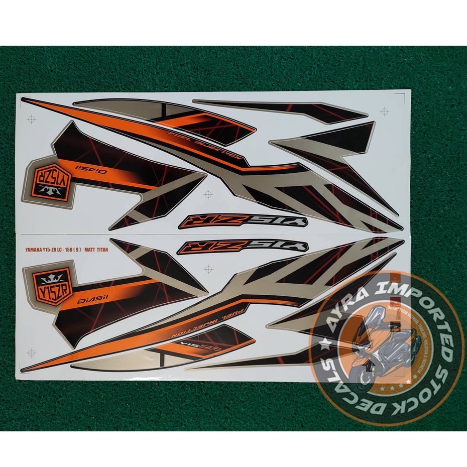 YAMAHA SNIPER Mx150 ORIGINAL MALAYSIA MADE (Y15ZR VERSION) Stock Decal ...