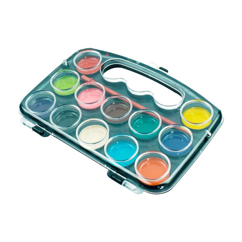 dmw #6019B Water color with hand 12color with brush | Shopee Philippines