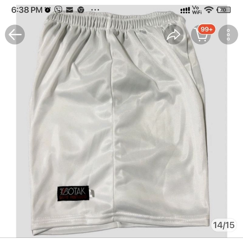 Botak Nylon Brass Shorts Lightweight and Breathable for Running ...
