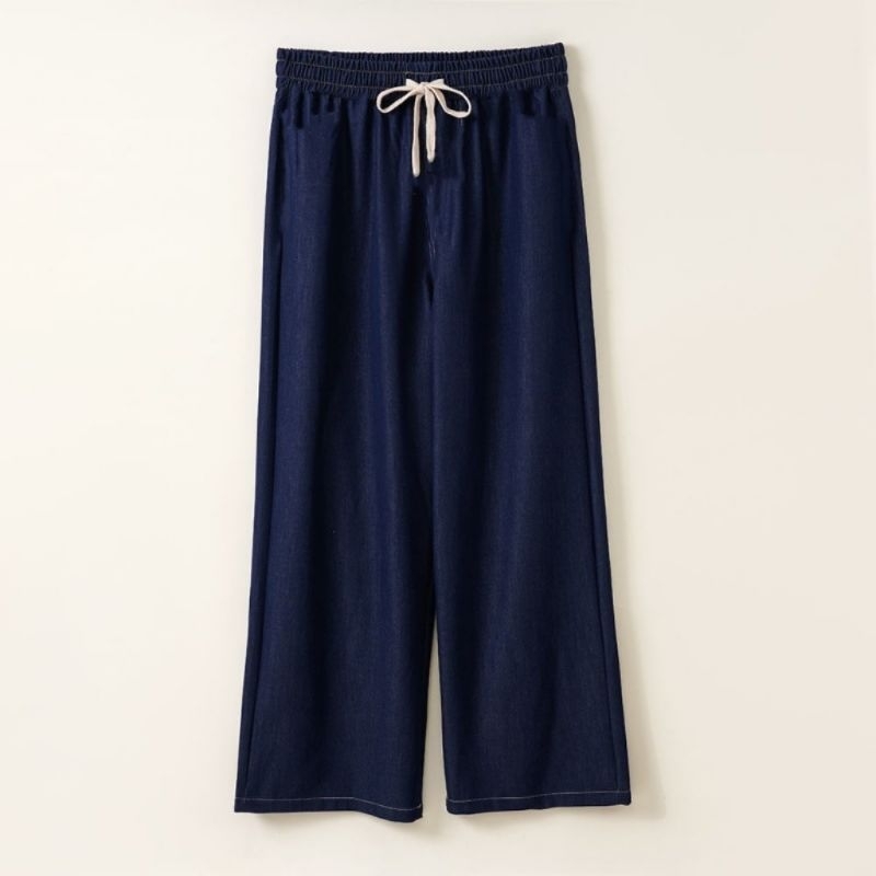 Plus Size Ladies Soft Denim Square Pants/ Loose Pants (Fit 32 - 38 ...