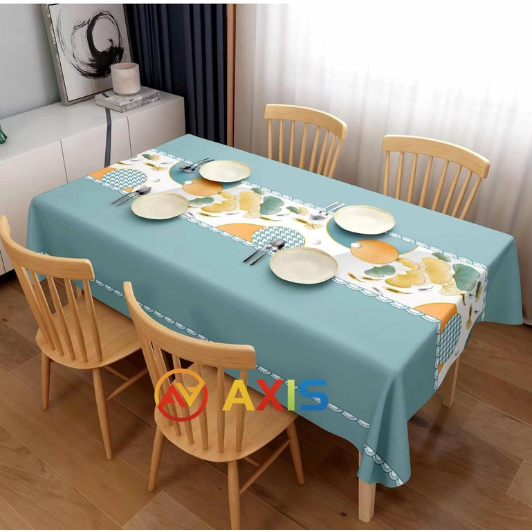 Mantel/Tablecloth MINT Pvc Waterproof Antifouling Cover Outdoor Dining ...