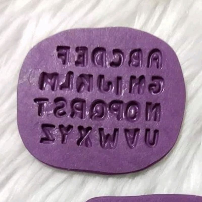 4mm 5mm Alpha mold set | Smallest Letter mold | Tiny Alpha mold | Ravie ...