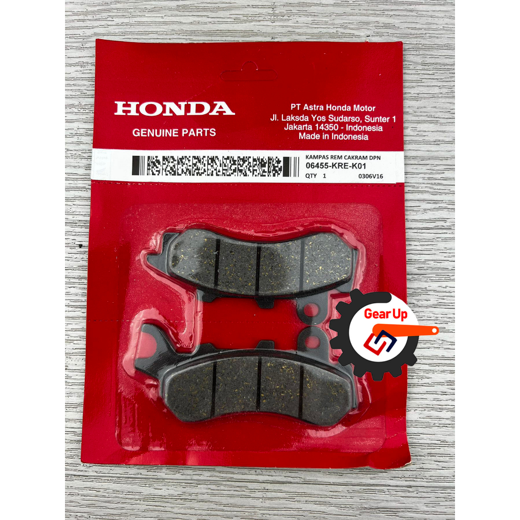KRE + K97 PCX 160 CBS Honda Brakepad Set - front & rear Set for PCX 160 ...