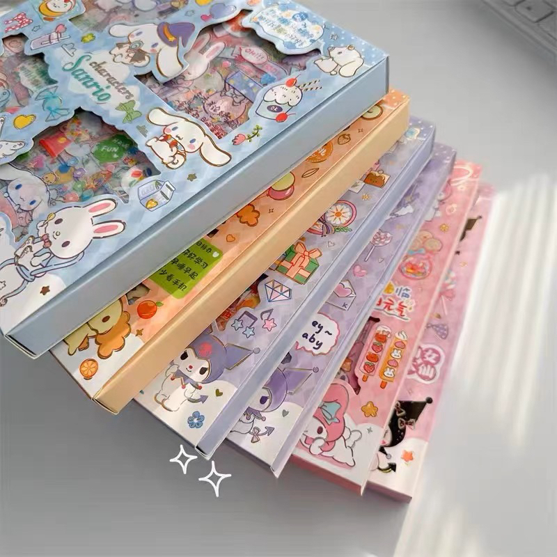 Sanrio 32 Pcs Tape Bronzing Hand Account Sticker Set Account DIY ...