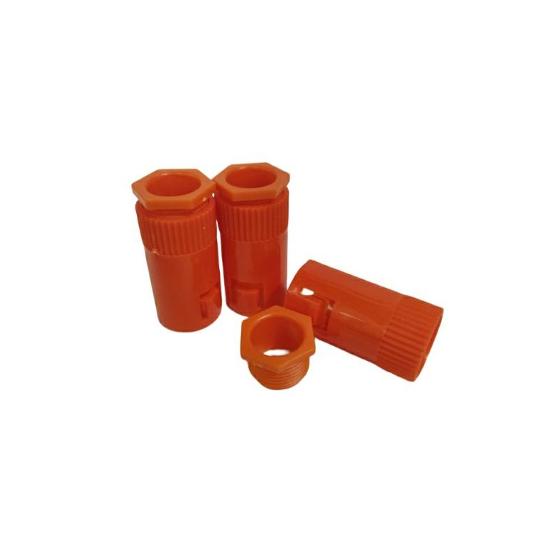 PVC ORANGE FLEXIBLE HOSE CONNECTOR 1/2 (PER PC NOT PACK) | Shopee ...