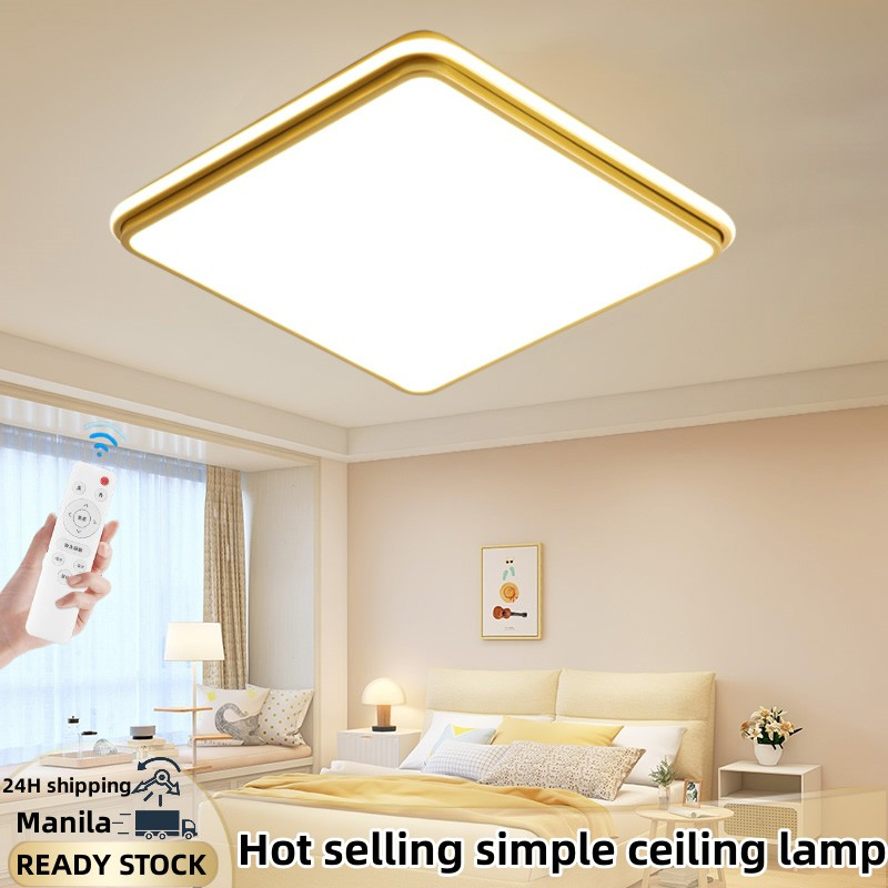 LED tri color remote dimming ceiling light Living room and bedroom ...
