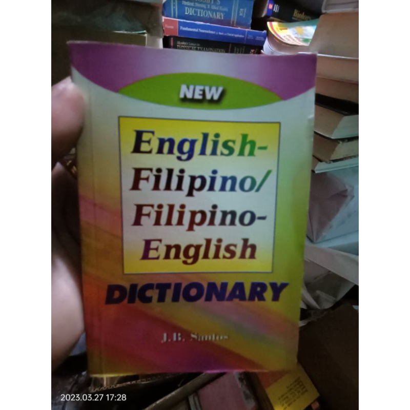 English -pilipino Filipino English dictionary | Shopee Philippines