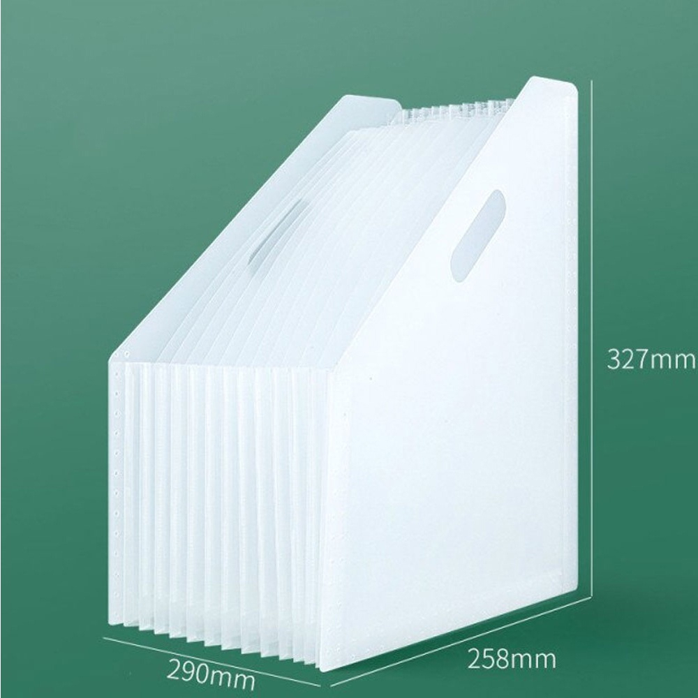A4 Standing Slanted Expandable File Holder Organizer 13 Pocket | Shopee ...