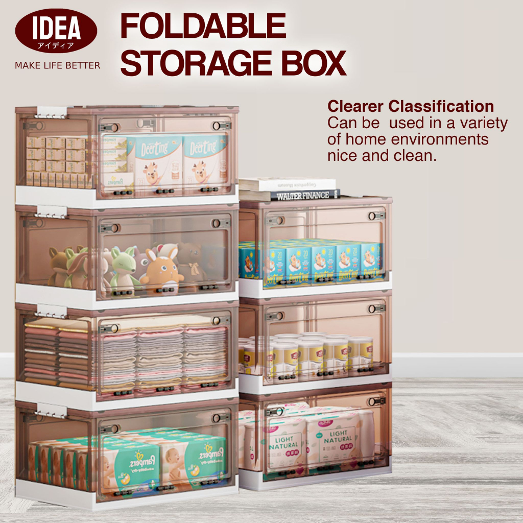 IDEA Storage Cabinet - Storage Containers, Stackable Plastic Shelves ...