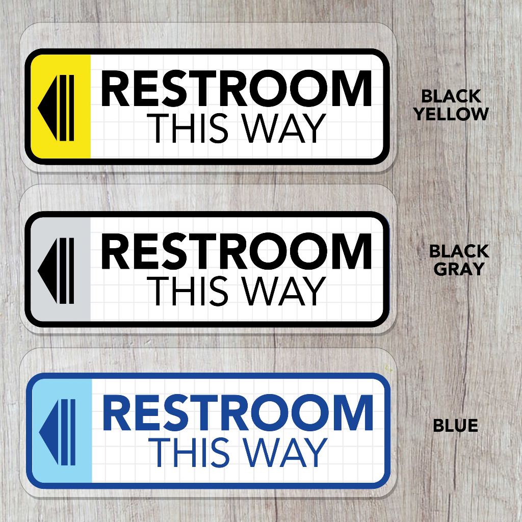 All Gender and PWD Restroom Signs / Laminated Signages / Sign Boards ...