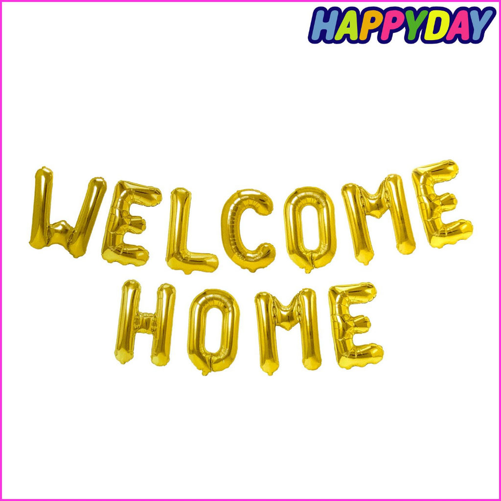 16inch Welcome Home Foil Balloon Set 1252xx | Shopee Philippines