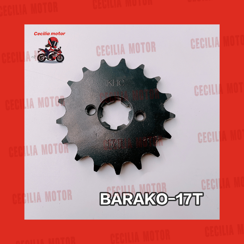 MOTORCYCLE ENGINE SPROCKET FOR XRM TMX DREAM BARAKO RS100 BAJAJ RAIDER HD3 ETC(13T 14T 15T 16T ...