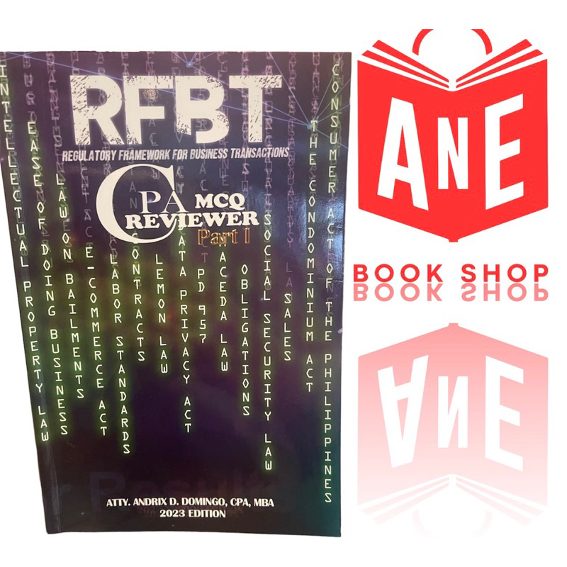 AUTHENTIC Part I 2023 Edition - RFBT CPA MCQ Reviewer by Atty. Andrix ...