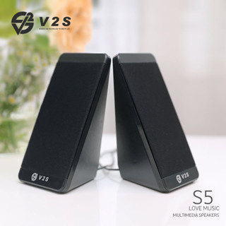 V2S S5 Desktop Computer Speaker Laptop Mini USB PC Speaker Small Stereo ...