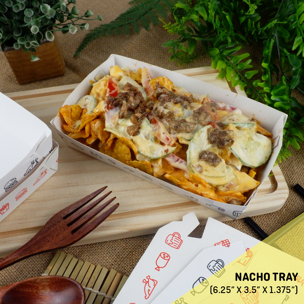 NACHO TRAY MEDIUM by 50pcs. | Shopee Philippines