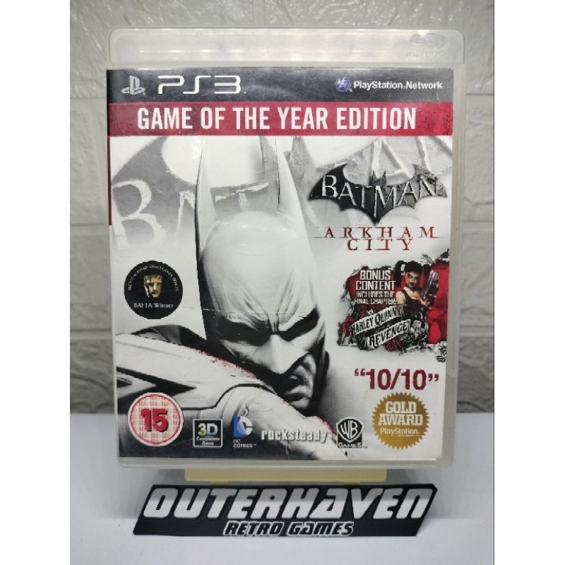 PS3 Batman Arkham City R2 (Game of the Year Edition) | Shopee Philippines