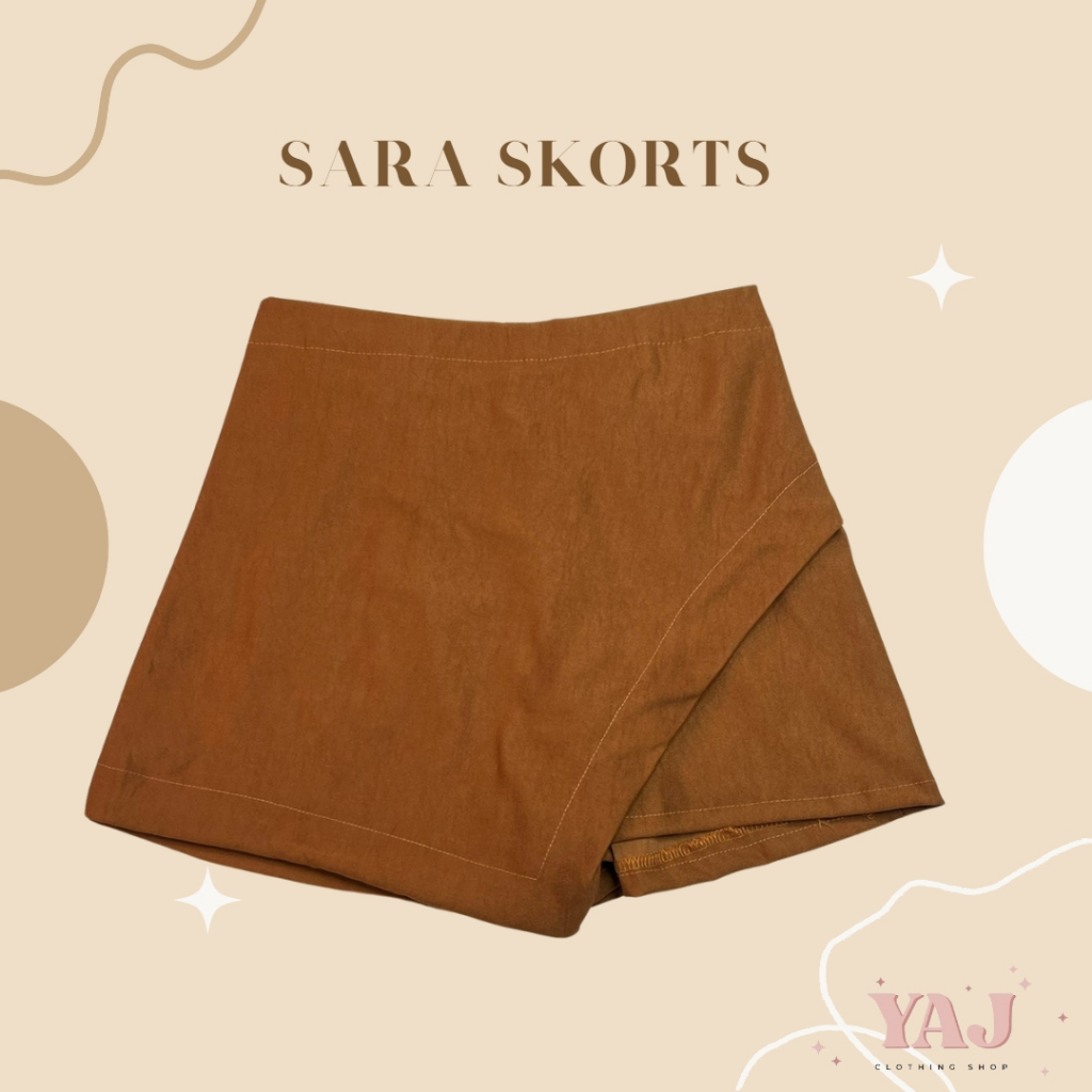 YAJ Sara Simple Skorts. Korean-Inspired Style | Shopee Philippines