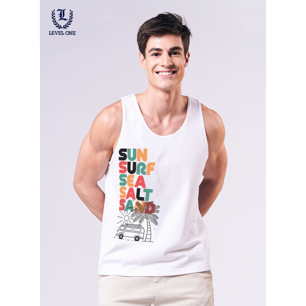 Level One Sando Sun Surf Print (Set A) | Shopee Philippines