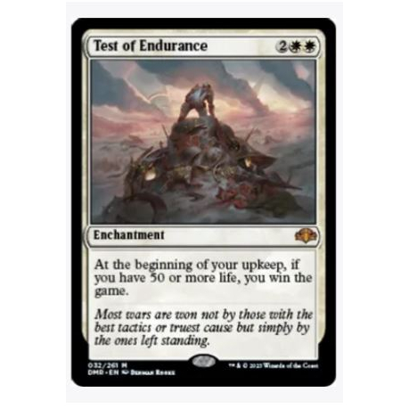 MTG Card: Test of Endurance DMR FOIL | Shopee Philippines