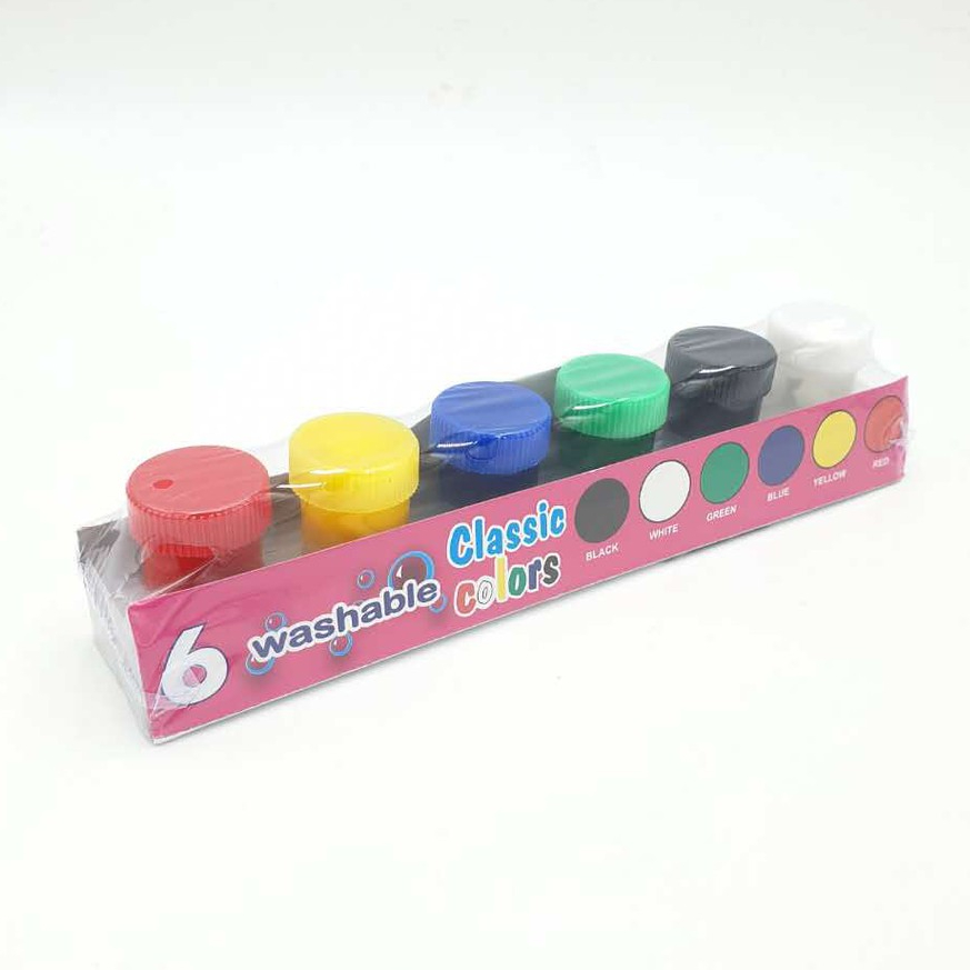 XP-890 (6 pcs with Brush) Poster Paint Set Assorted Color Pain Kid ...