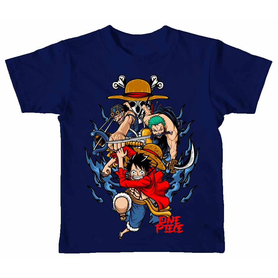 ONE PIECE LUFFY-ZORRO-YUSOP T-SHIRT FOR KIDS | Shopee Philippines