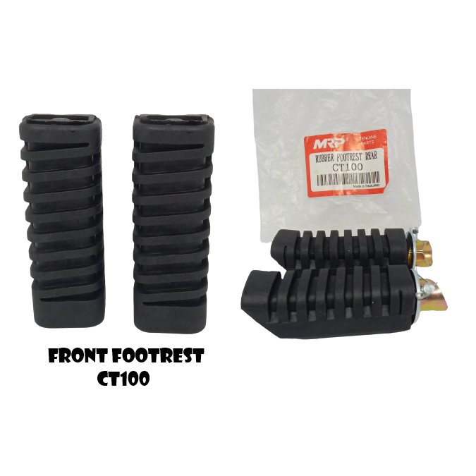 CT100 FRONT & REAR FOOTREST | Shopee Philippines