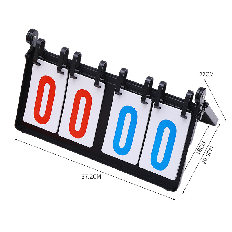 Professional PVC Badminton Football Volleyball Competitions 4 Digit Multi Sports Scoreboard ...
