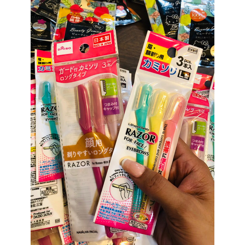 Daiso Japan Face and Eyebrow Razor | Shopee Philippines