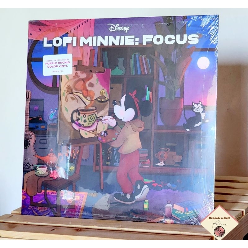 Disney Lofi Minnie: Focus Vinyl Record [Limited Purple Orchid Color ...