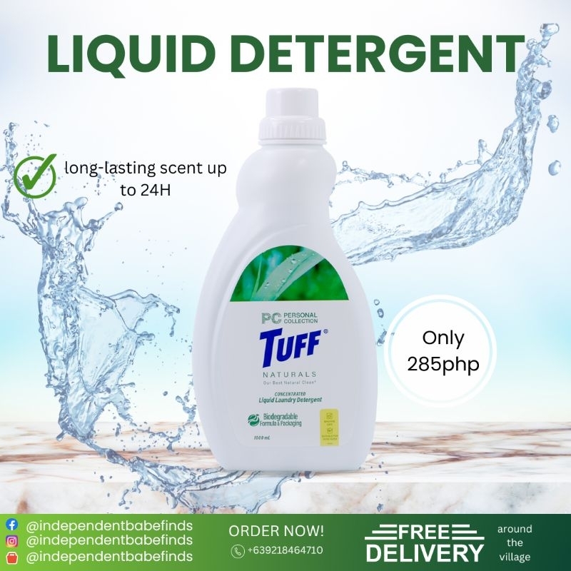 LIQUID LAUNDRY DETERGENT (TUFF) | Shopee Philippines