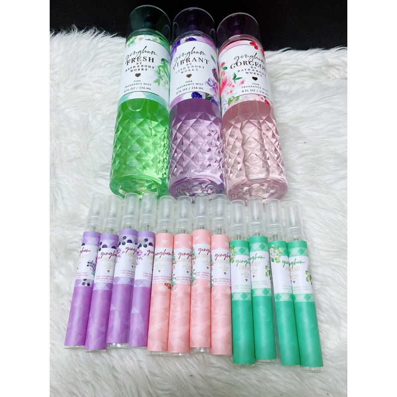Bath & Bodyworks New Release Scent Fresh/Gorgeous/Vibrant 10ml | Shopee ...