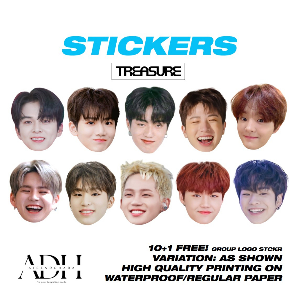 Treasure Stickers - Asahi - Haruto - Yoshi - JunKyu - Jeongwoo ...