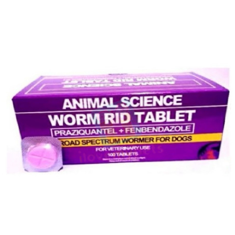 Animal Science Worm Rid per Tablet | Shopee Philippines